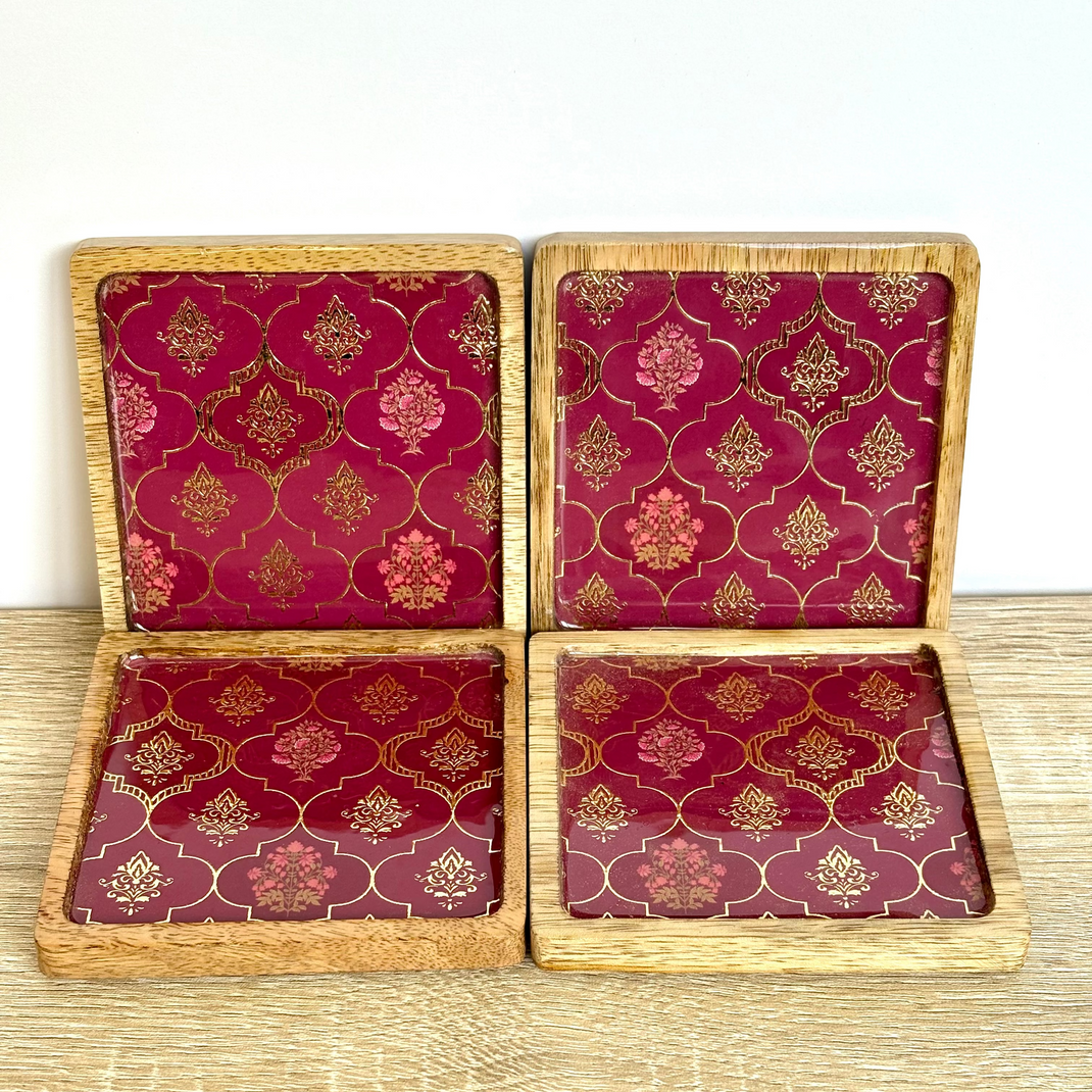 Handcrafted Wooden Coasters – Verve & Vibe Australia